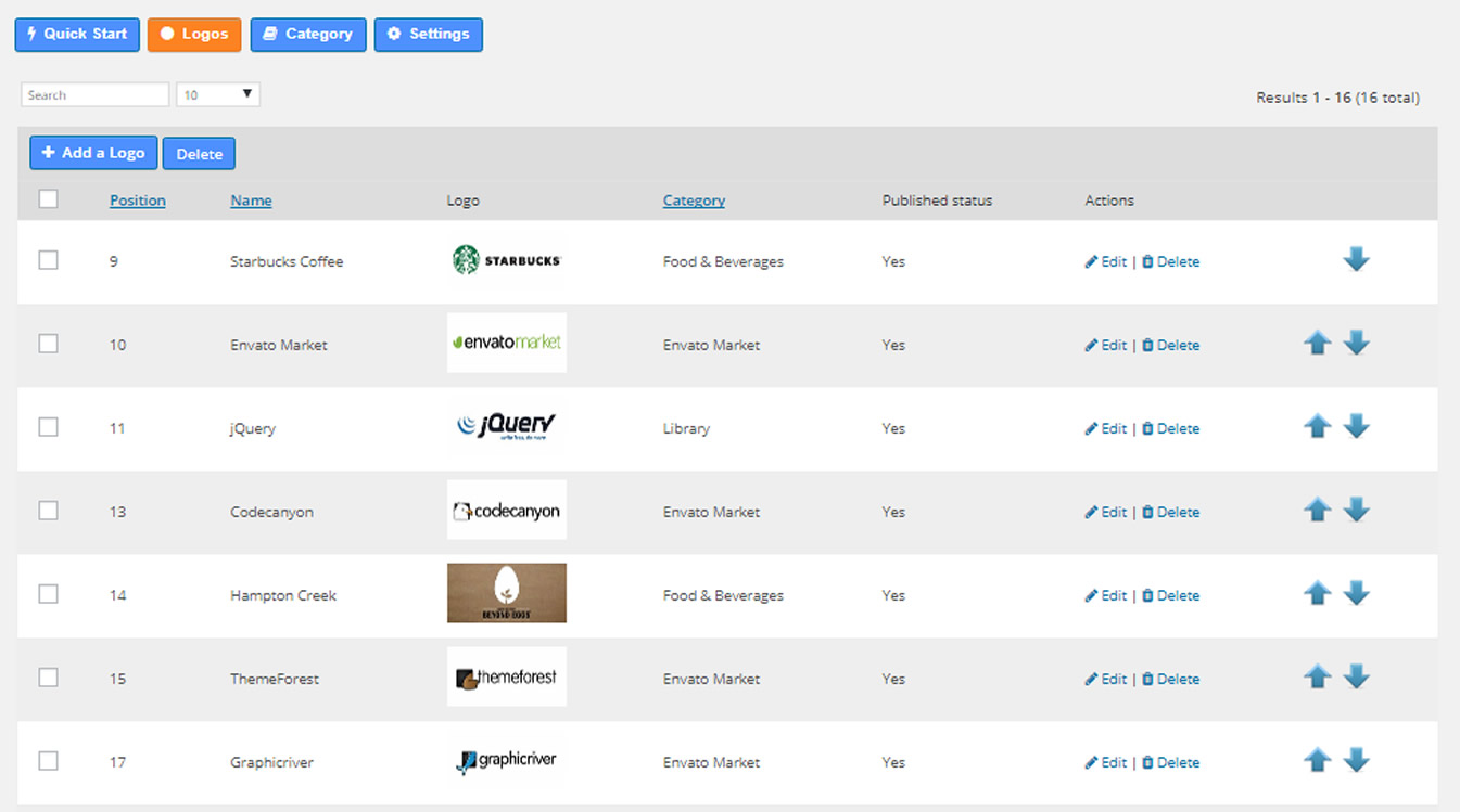Super Logos Showcase for WordPress by highwarden | CodeCanyon